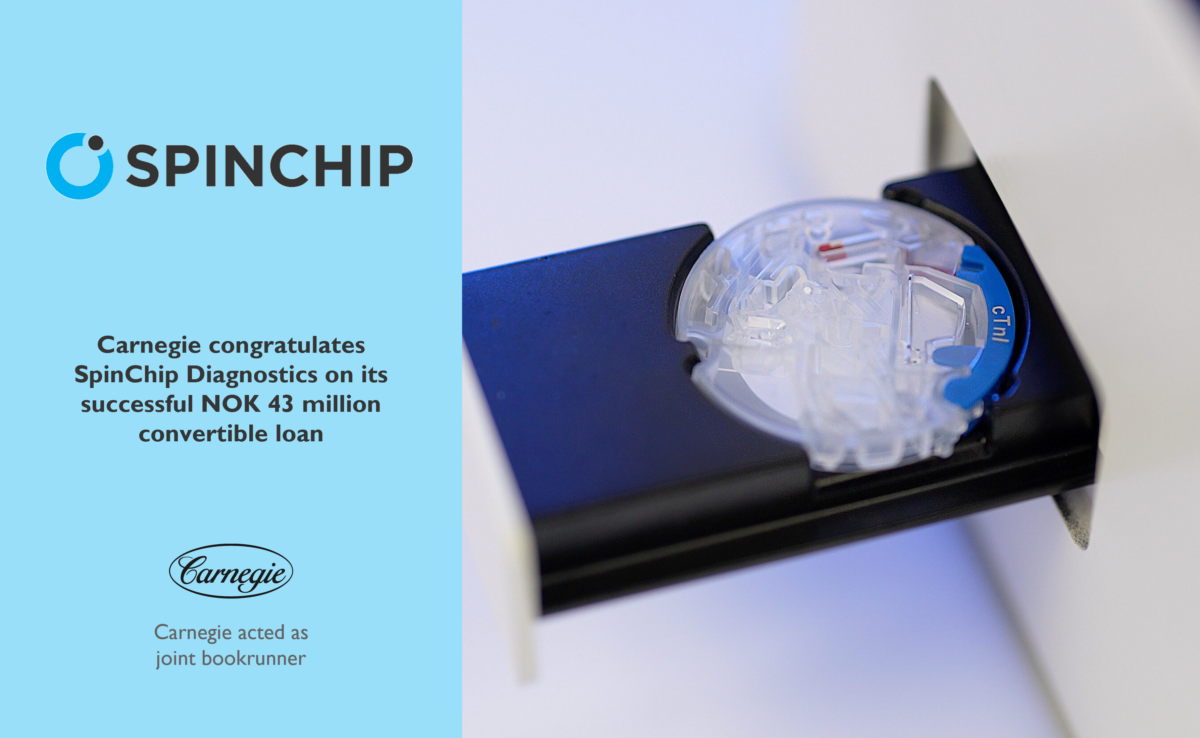 SpinChip Diagnostics ASA - Carnegie Norway